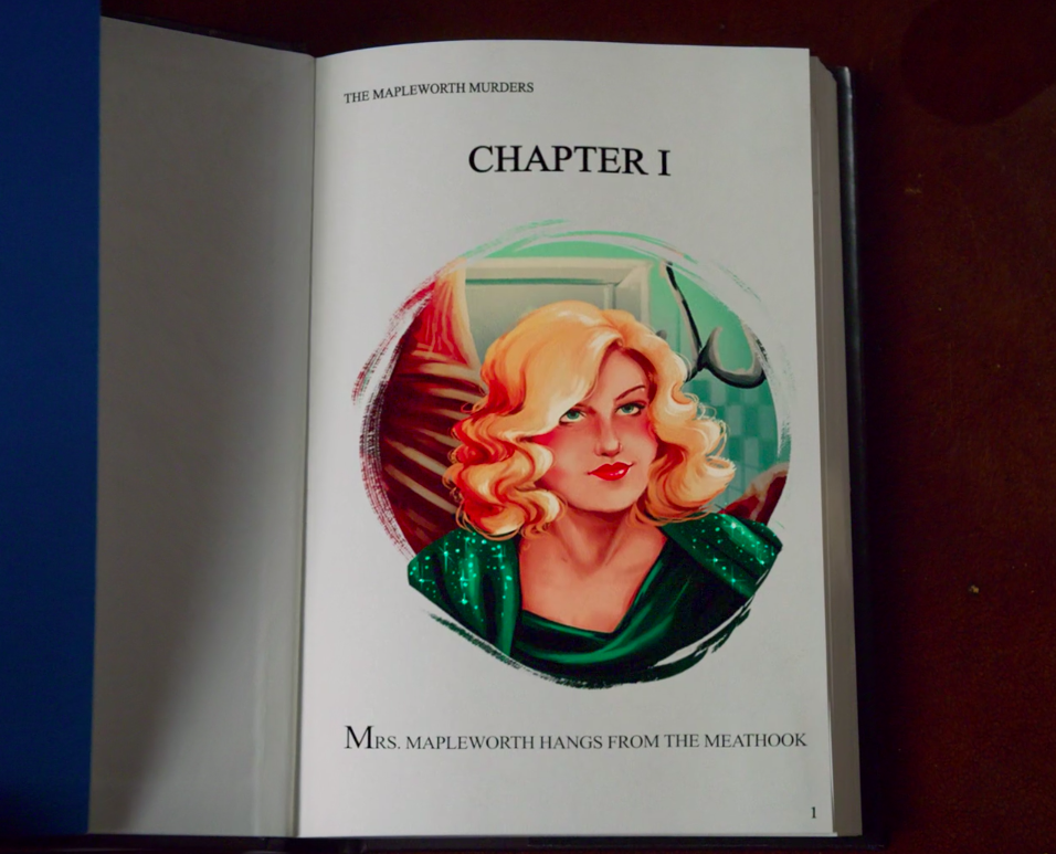 Fictional Book Covers: Mapleworth Murders | The Very Special Blog